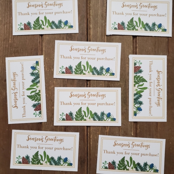 Office | Thank You Cards Christmas Card Size3x2 | Poshmark